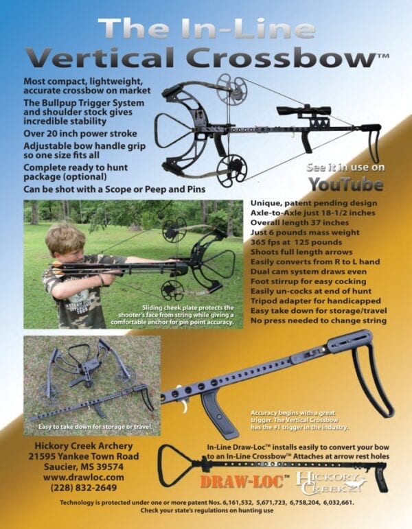 Home | Mini, powerful Crossbows Vertical Crossbows